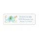 Boy Baby Shower Return Address Label | Zazzle