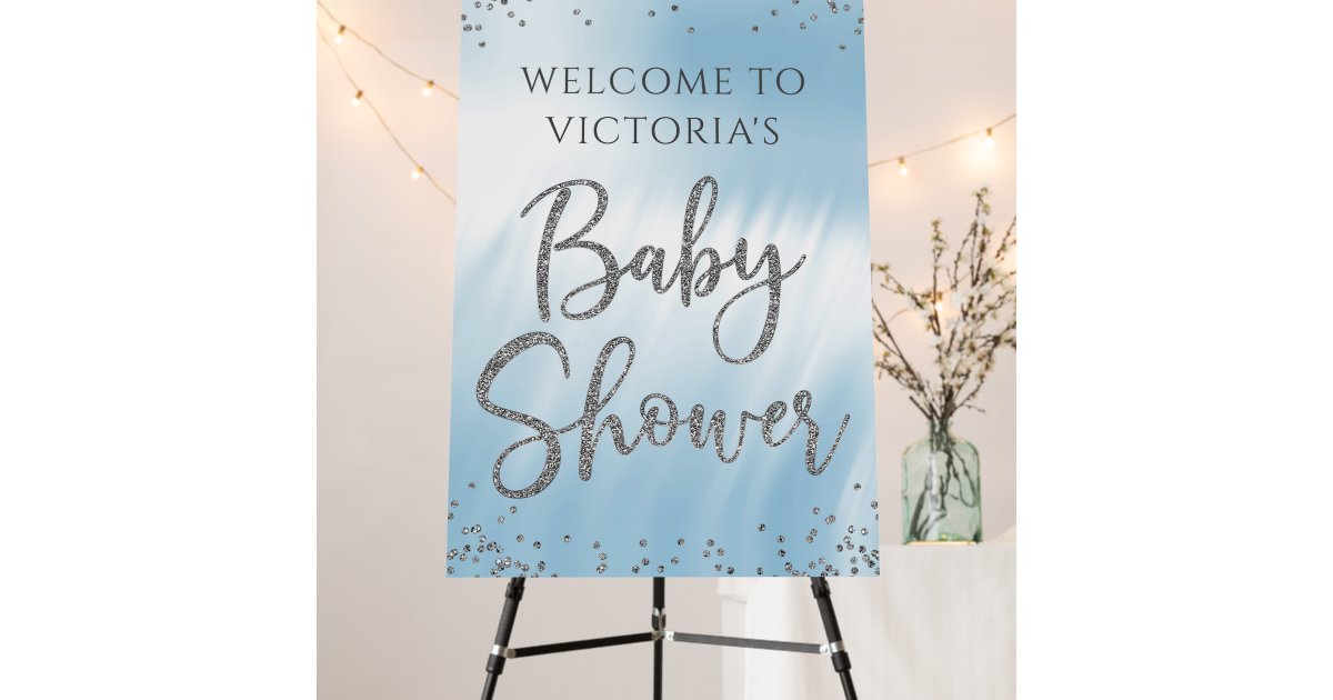 Boy Baby Shower Welcome Signs | Zazzle