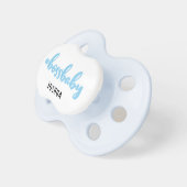 Boy #bossbaby Baby Boss Personalized Name Blue Pacifier | Zazzle
