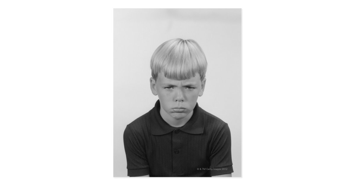 Boy Facial Expressions Postcard | Zazzle.com