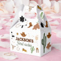 Boy My First Rodeo Cowboy 1st Birthday Favor Boxes | Zazzle