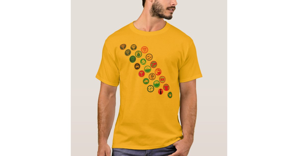 Boy-scout Sash T-Shirt | Zazzle