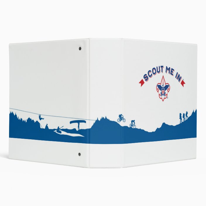 Boy Scouts of America 2 inch Scout Me In binder | Zazzle.com