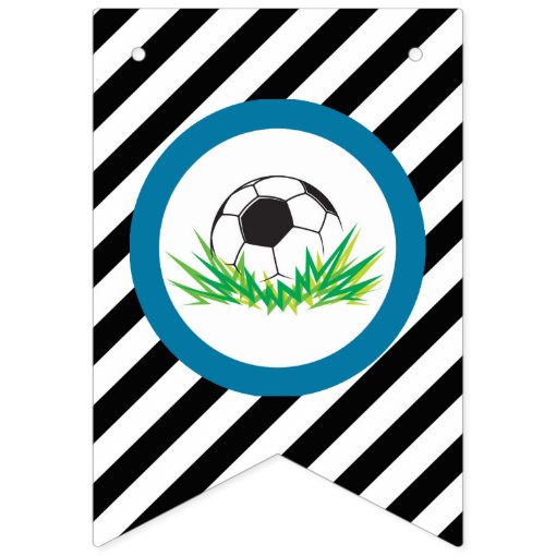 Boy Soccer Birthday Party Banner | Zazzle