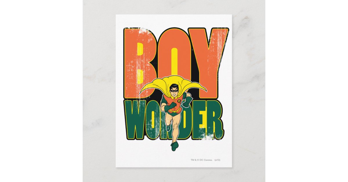 Boy Wonder Graphic Postcard | Zazzle