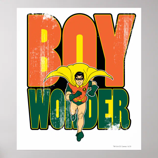 Boy Wonder Graphic Poster | Zazzle