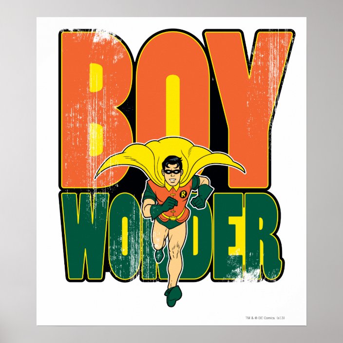 Boy Wonder Graphic Poster | Zazzle.com