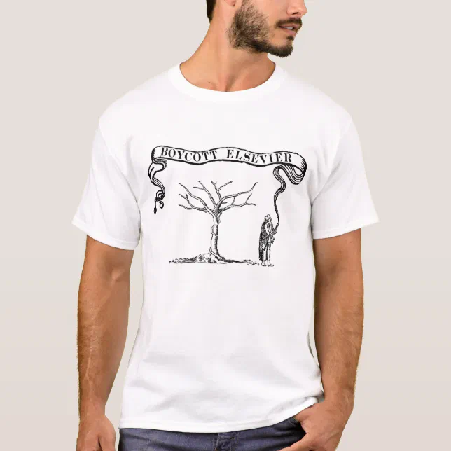 Boycott Elsevier T-Shirt | Zazzle