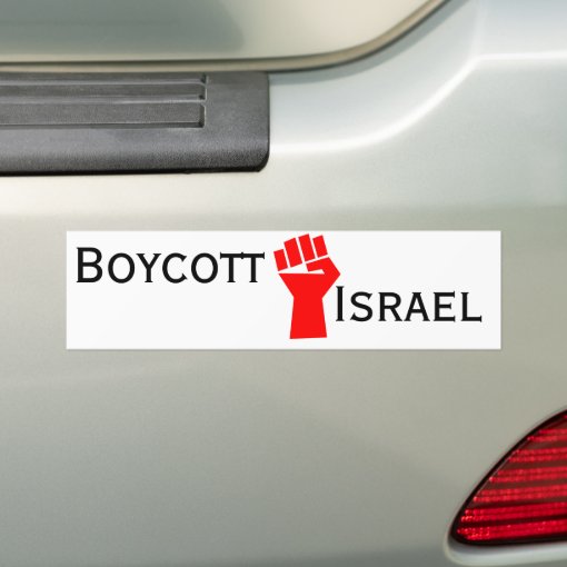 Boycott Israel Bumper Sticker | Zazzle