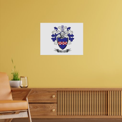 Boyd Family Crest Coat of Arms Poster | Zazzle