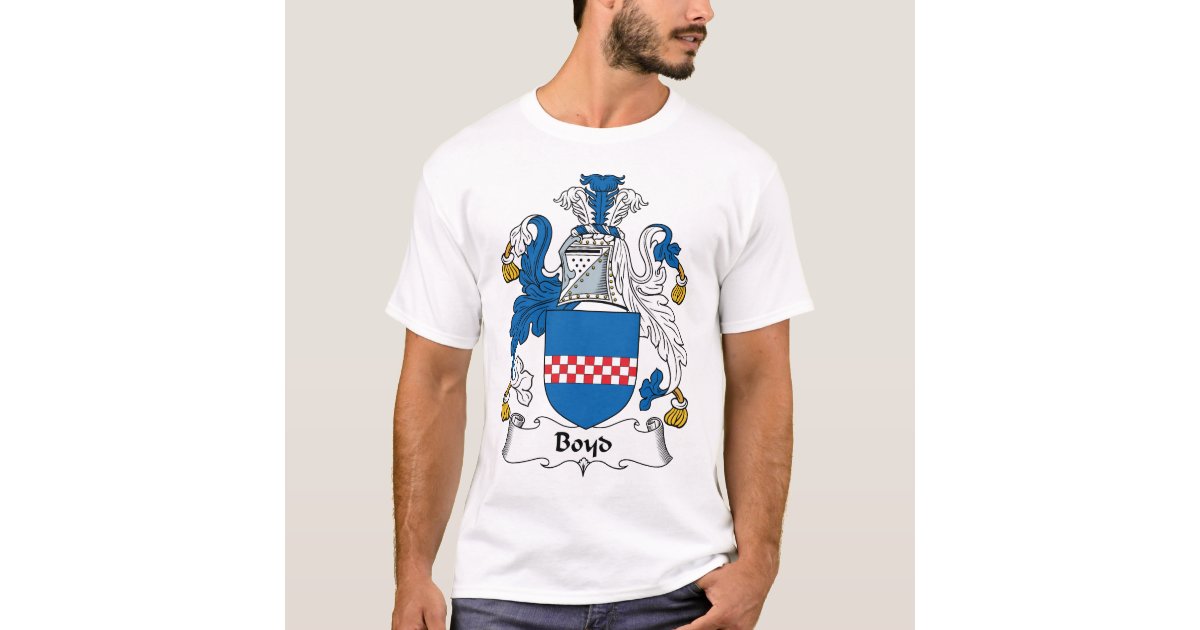 Boyd Family Crest T-Shirt | Zazzle