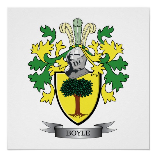 Boyle Coat of Arms Poster | Zazzle.com