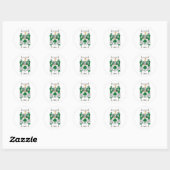 BOYLE FAMILY CREST - BOYLE COAT OF ARMS CLASSIC ROUND STICKER | Zazzle