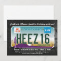 Boy's 16th Birthday Arizona License Invitation | Zazzle