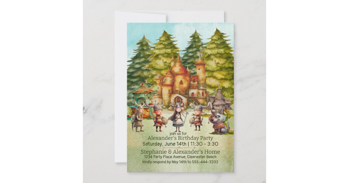 Boys Atlantis The Lost Empire Birthday Invitation | Zazzle