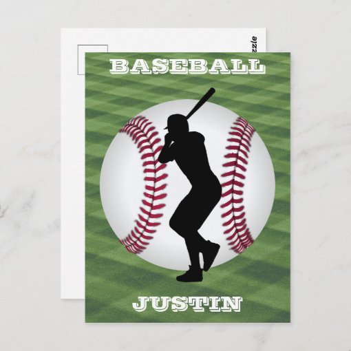 Boys Baseball Custom Postcard | Zazzle