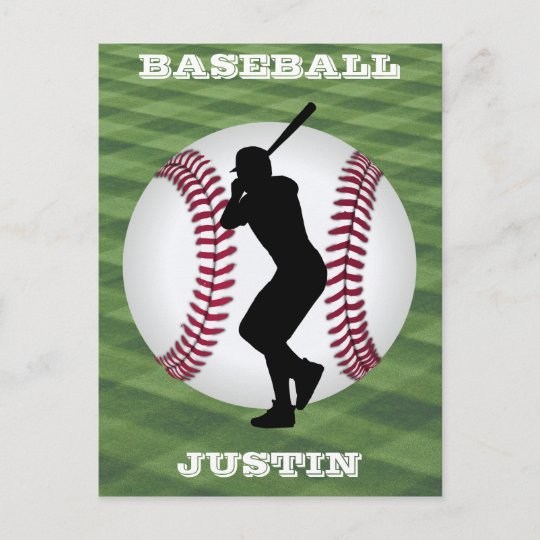 Boys Baseball Custom Postcard | Zazzle.com