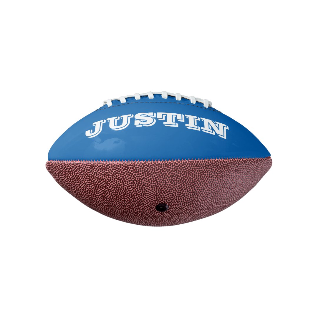 Boys Birthday gift idea Personalized mini football | Zazzle