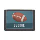 Boys Cool and Sporty American Football Kids Trifold Wallet | Zazzle