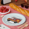 Boys Cute Fire Engine Truck Toddler Happy Birthday Paper Plates | Zazzle