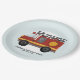 Boys Cute Fire Engine Truck Toddler Happy Birthday Paper Plates | Zazzle