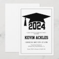 Boys Grad Party Invitation, Boy Graduation 2024 Invitation | Zazzle