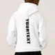 Boys Kids Back Side Print White Customer Template Hoodie | Zazzle