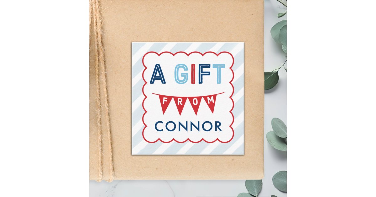 Boys Personalized Gift Enclosure Cards | Zazzle