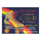 Disco Roller Skate Party, Skating, glitter Invitation | Zazzle.com