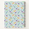 Boys Trendy Cute Blue T-Rex Dinosaur Pattern Notebook | Zazzle