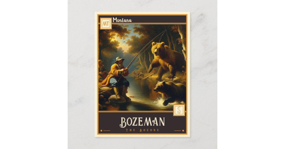 Bozeman, Montana | Vintage Postcard | Zazzle