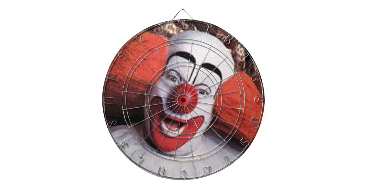 Bozo The Clown Dart Board | Zazzle