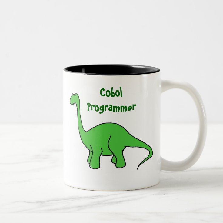 BP- Cobol Programmer Dinosaur Mug | Zazzle
