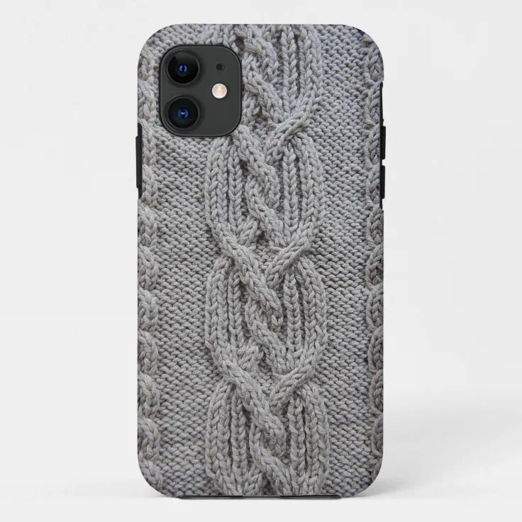 braided knit pattern Case-Mate iPhone case | Zazzle