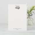 Brain Anatomy Biology Illustrations Psychologist Thank You Card | Zazzle