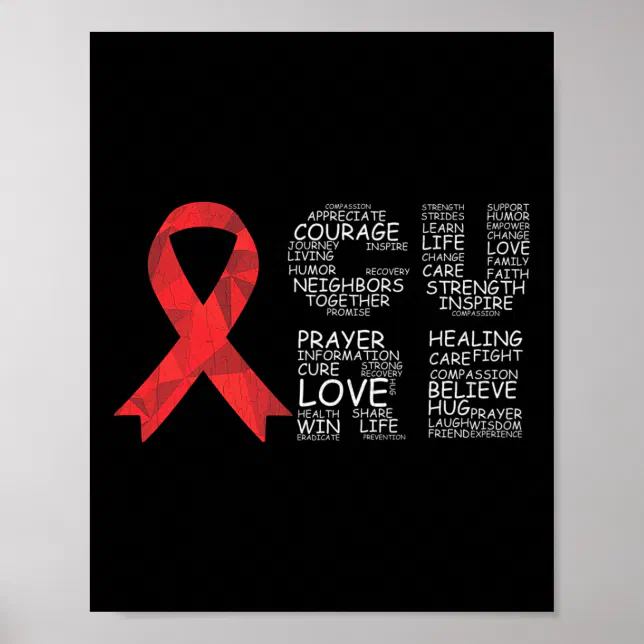 Brain Aneurysm Awareness Surgery Support Graphic Poster | Zazzle