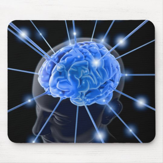 Brain Beams Mousepad | Zazzle.com