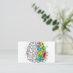 Brain business card | Zazzle