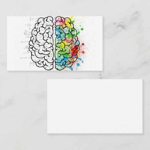 Brain business card | Zazzle