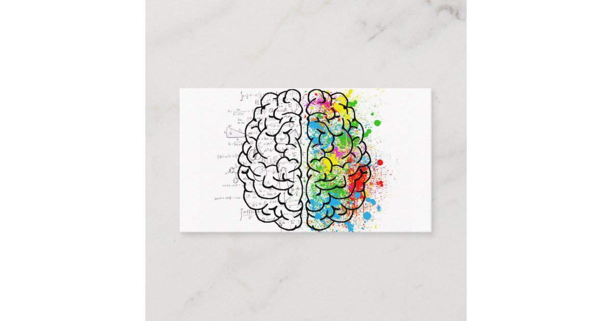 Brain business card | Zazzle