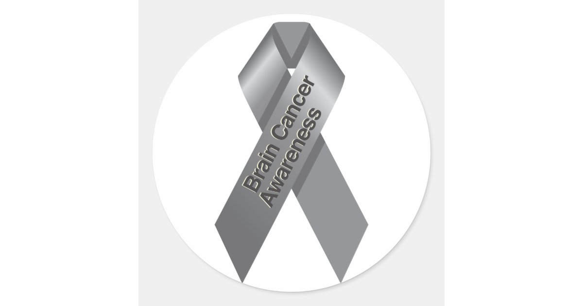 Brain Cancer Awareness Sticker | Zazzle