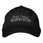 Brain Cancer Survivor Embroidered Baseball Hat | Zazzle