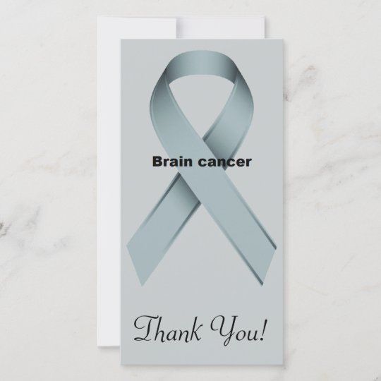Brain cancer thank you card | Zazzle.com