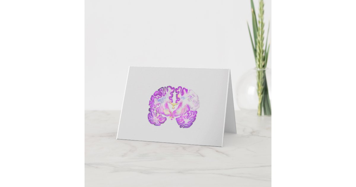 Brain Card | Zazzle