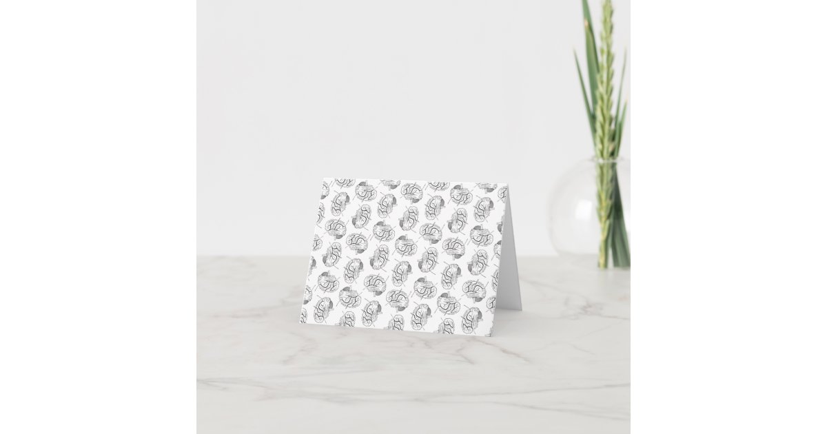 Brain Diagrams Vintage Art CUSTOM BACKGROUND COLOR Thank You Card | Zazzle