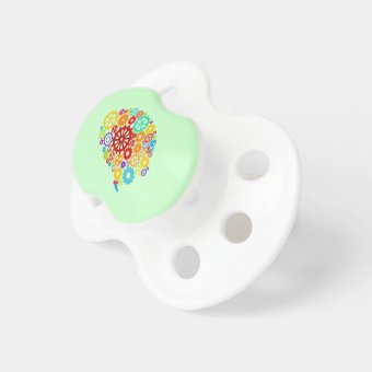 Brain Gears Pacifier | Zazzle