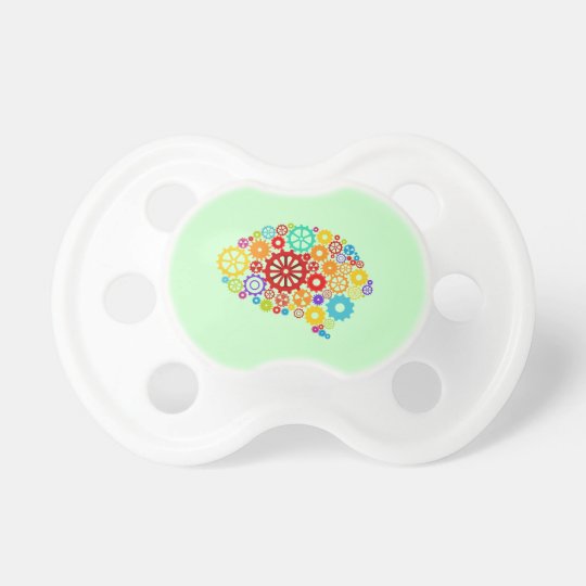 Brain Gears Pacifier | Zazzle.com