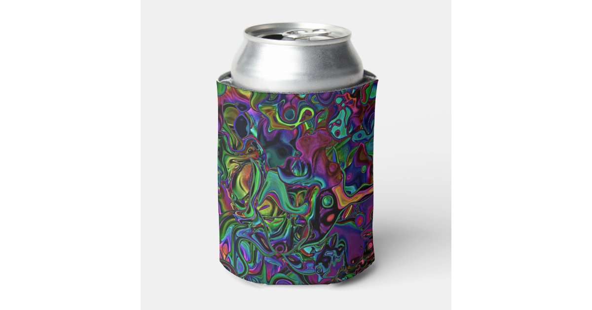 Brain Melt Can Cooler | Zazzle