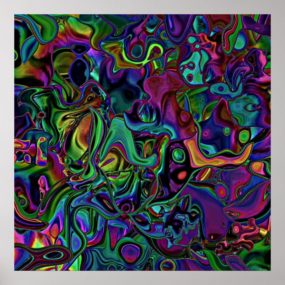 Brain Melt Poster | Zazzle