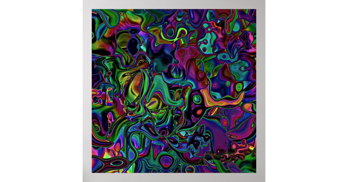 Brain Melt Poster | Zazzle